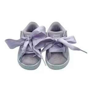 Puma | Shoes | Puma Kids Minion Lilac Suede Sneakers With Iridescent ...